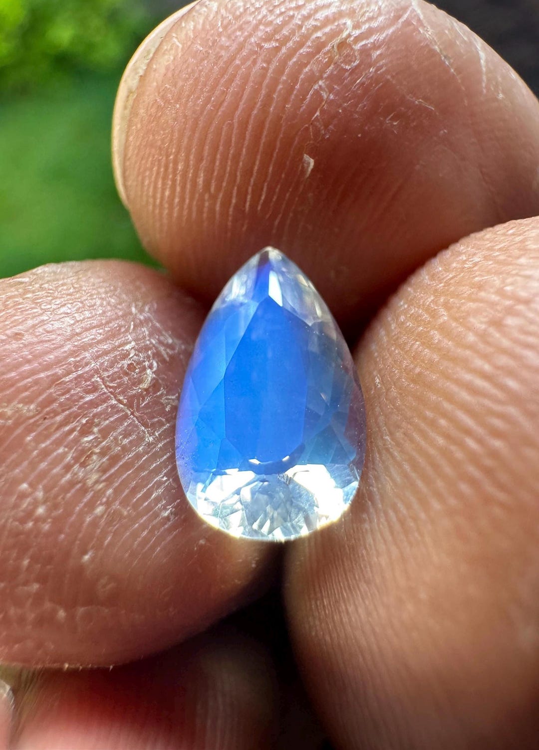 Rare Royal Blue Faceted Moonstone - Etsy