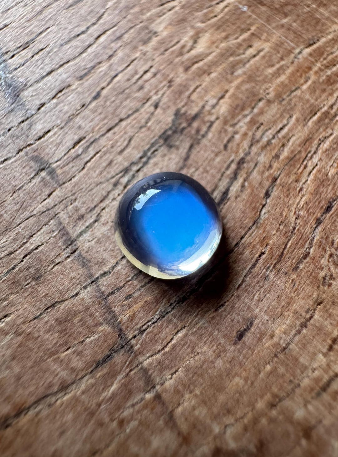 Rare Royal Blue Round Moonstone - Etsy