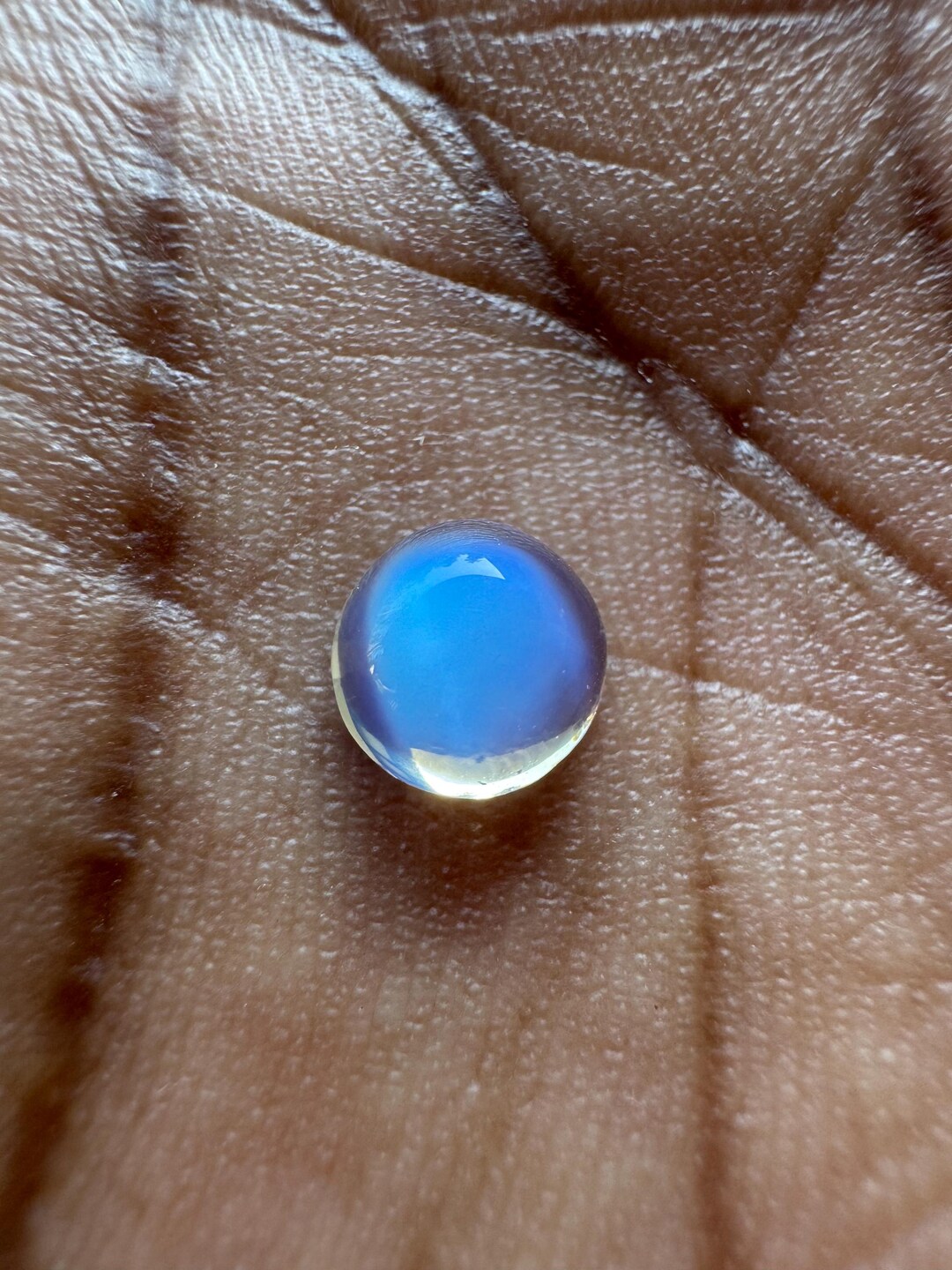 Rare Royal Blue Round Moonstone - Etsy