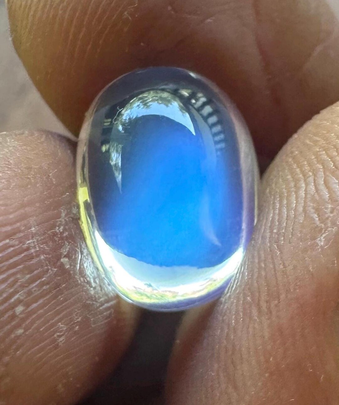 Rare Royal Blue Moonstone - Etsy
