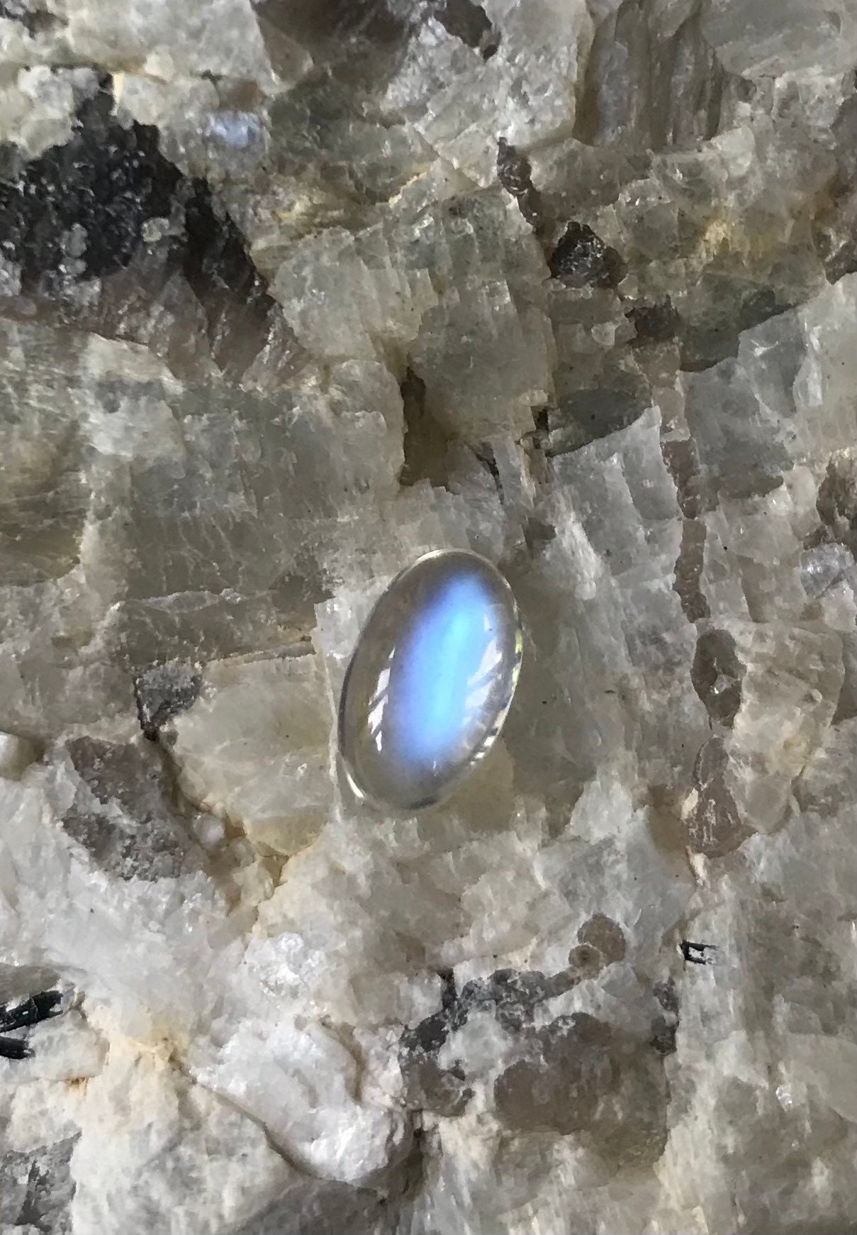 Rare Blue Moonstone - Etsy