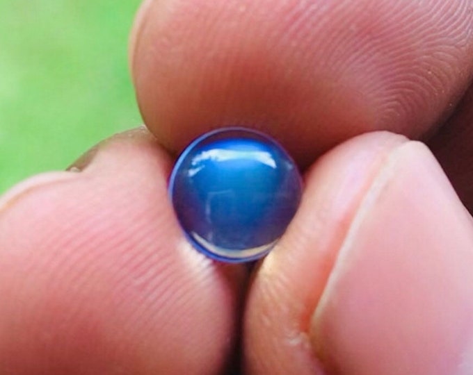 Rare Royal Blue Moonstone (round Shape) - Etsy