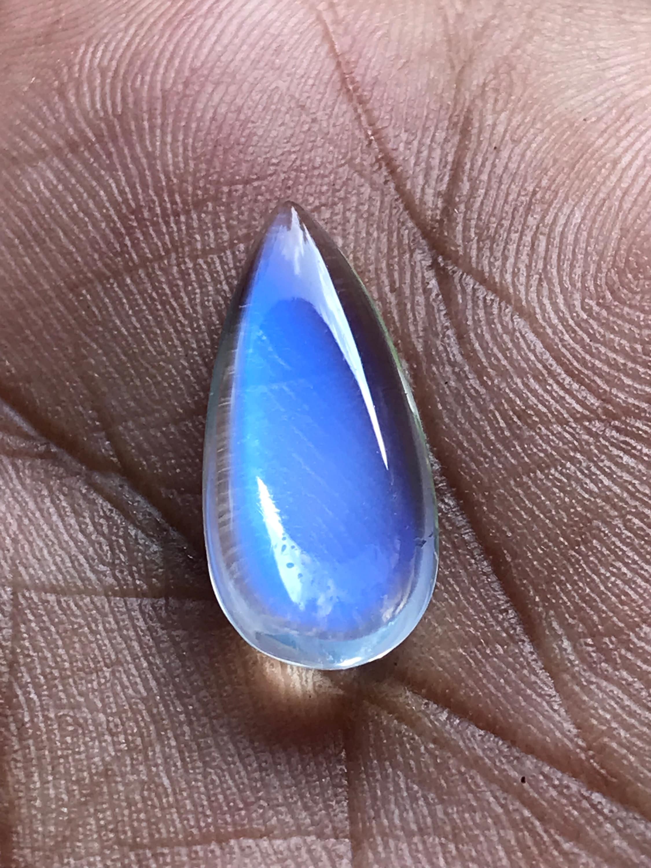 Rare Royal Blue Moonstone - Etsy