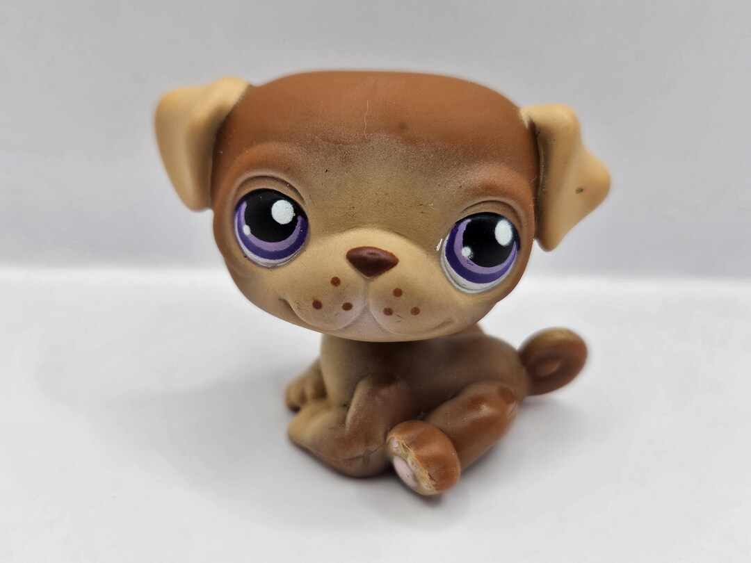LPS | #133 Pug | Authentic Littlest Pet Shop - Etsy