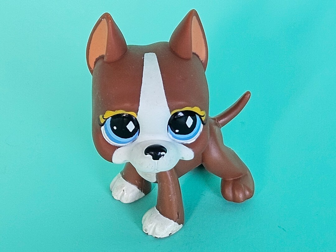 LPS 589 Great Dane Authentic Littlest Pet Shop - Etsy