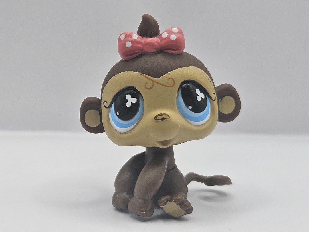 LPS | #501 Monkey | Authentic Littlest Pet Shop - Etsy