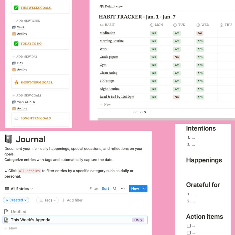 Teacher Notion Planner Template, Editable Digital Organizer (digital Download) - Etsy