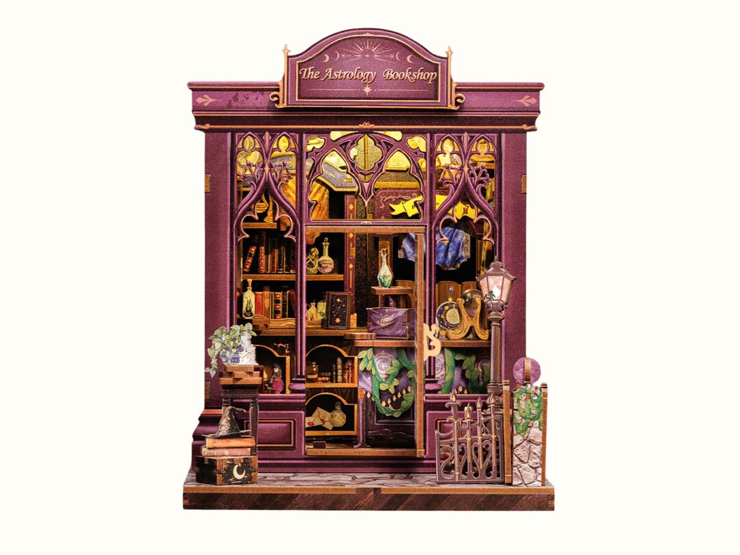 DIY Magic Book Nook Kit - the Astrology Bookshop 3D Father Day Gift for ...