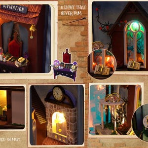 DIY Magic Spell Street Alley Book Nook, Booklover Diorama, Book Lovers ...