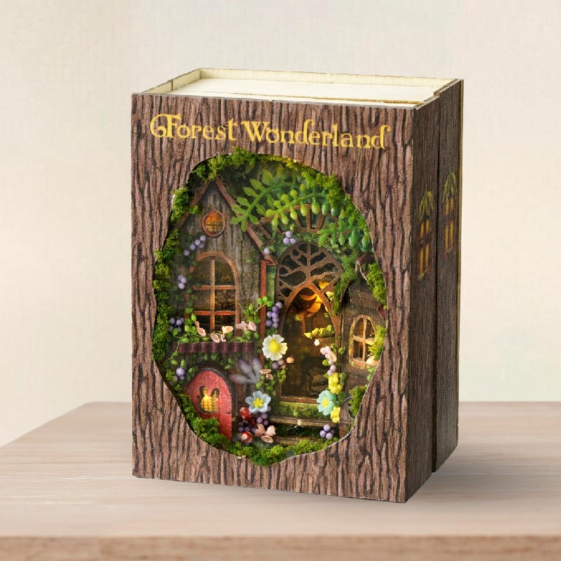 Miniature Fairy Book Nook - Etsy