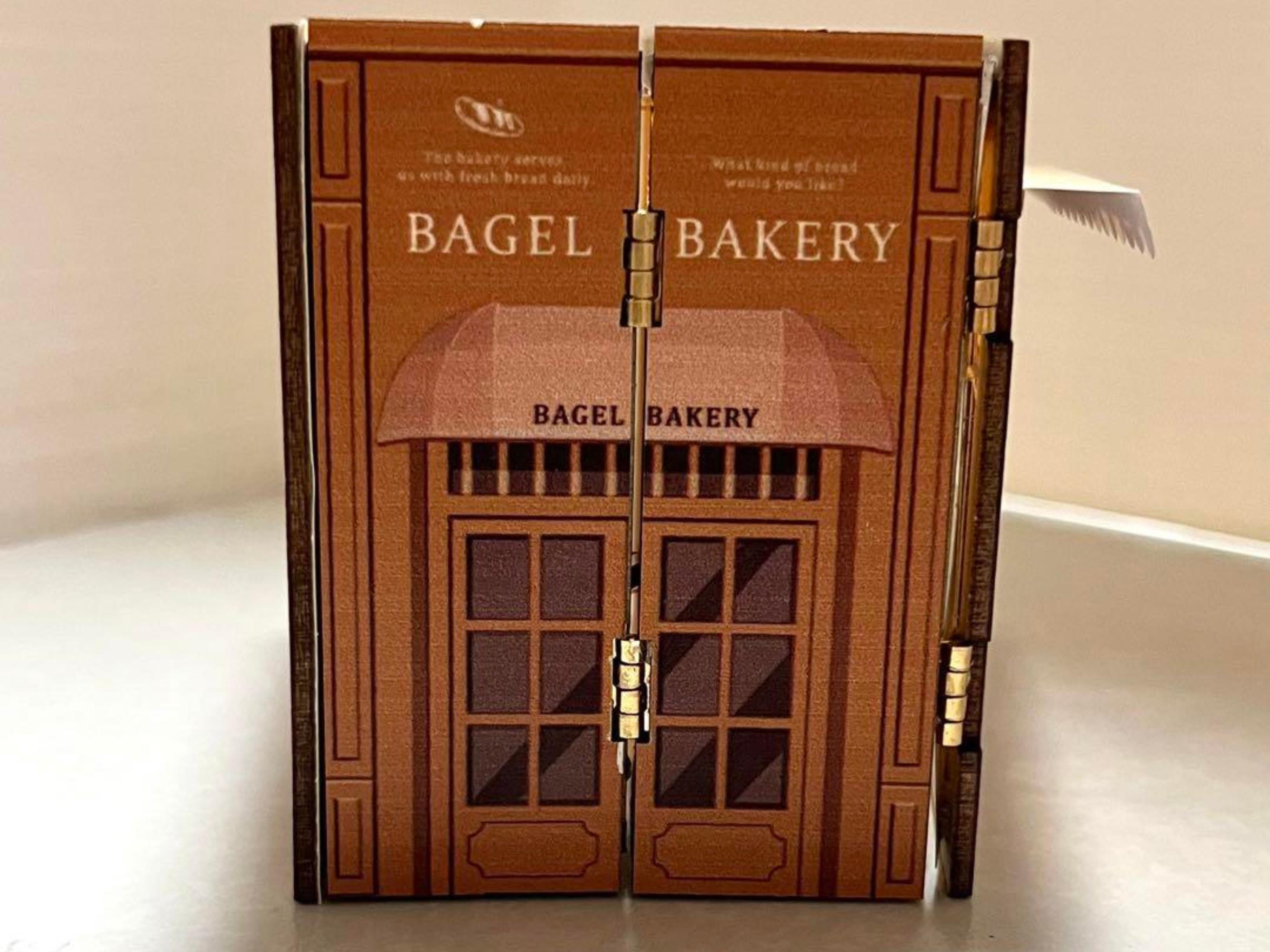 DIY Bagel Shop Dollhouse Book Nook Kit: Miniature Coffee Shop Diorama ...