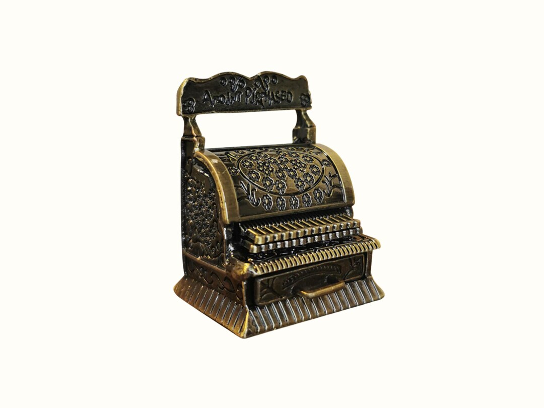 1:12 Retro Cash Register Miniature - Vintage DIY Mini Furniture ...