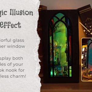 DIY Magic Spell Street Alley Book Nook, Booklover Diorama, Book Lovers ...
