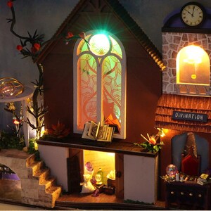 DIY Magic Spell Street Alley Book Nook, Booklover Diorama, Book Lovers ...