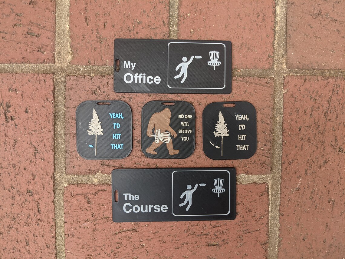Custom Disc Golf Bag Tags - Etsy