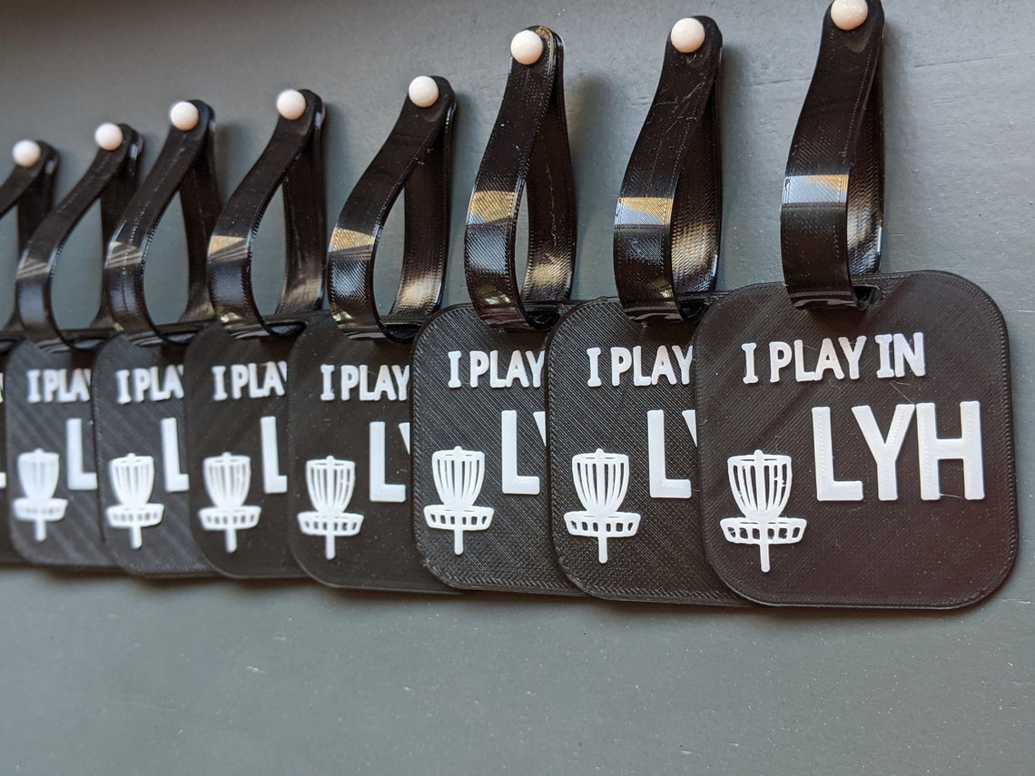 Custom Disc Golf Bag Tags - Etsy