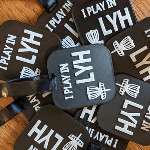 Custom Disc Golf Bag Tags - Etsy