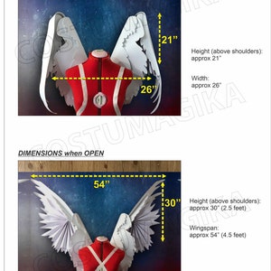 DIY PATTERN - Realistic White Moving Costume WINGS - Complete Tutorial ...