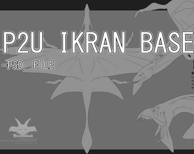 P2U Ikran Base Avatar Way of Water Base Adoptable Adopt Fursona Dragon ...