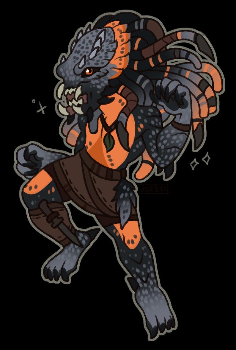 Mystery Yautja Designs - Adoptable Fullbody Adopts Anthro DND Scifi ...