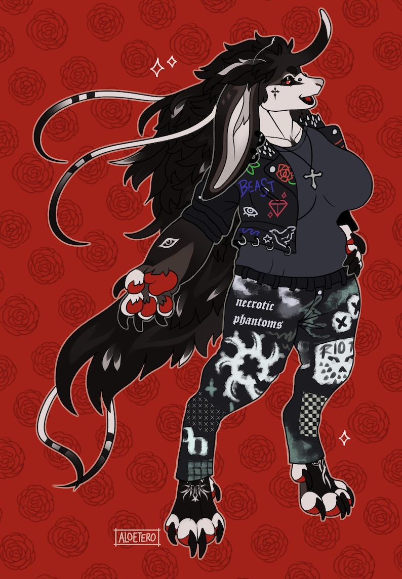 Custom Character - Anthro RPG DND Anime Adoptable Art Fursona Adopts ...