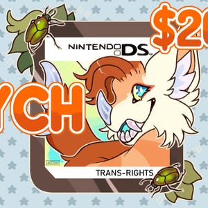 Nintendo DS YCH - Fursona Reptile Art Commission Anthro Dragon Fantasy ...