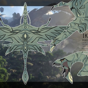 P2U Ikran Base - Avatar Way of Water Base Adoptable Adopt Fursona ...