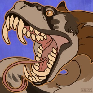 Chomper Icons - Fursona Furry Reptile Art Commission Anthro Dragon ...