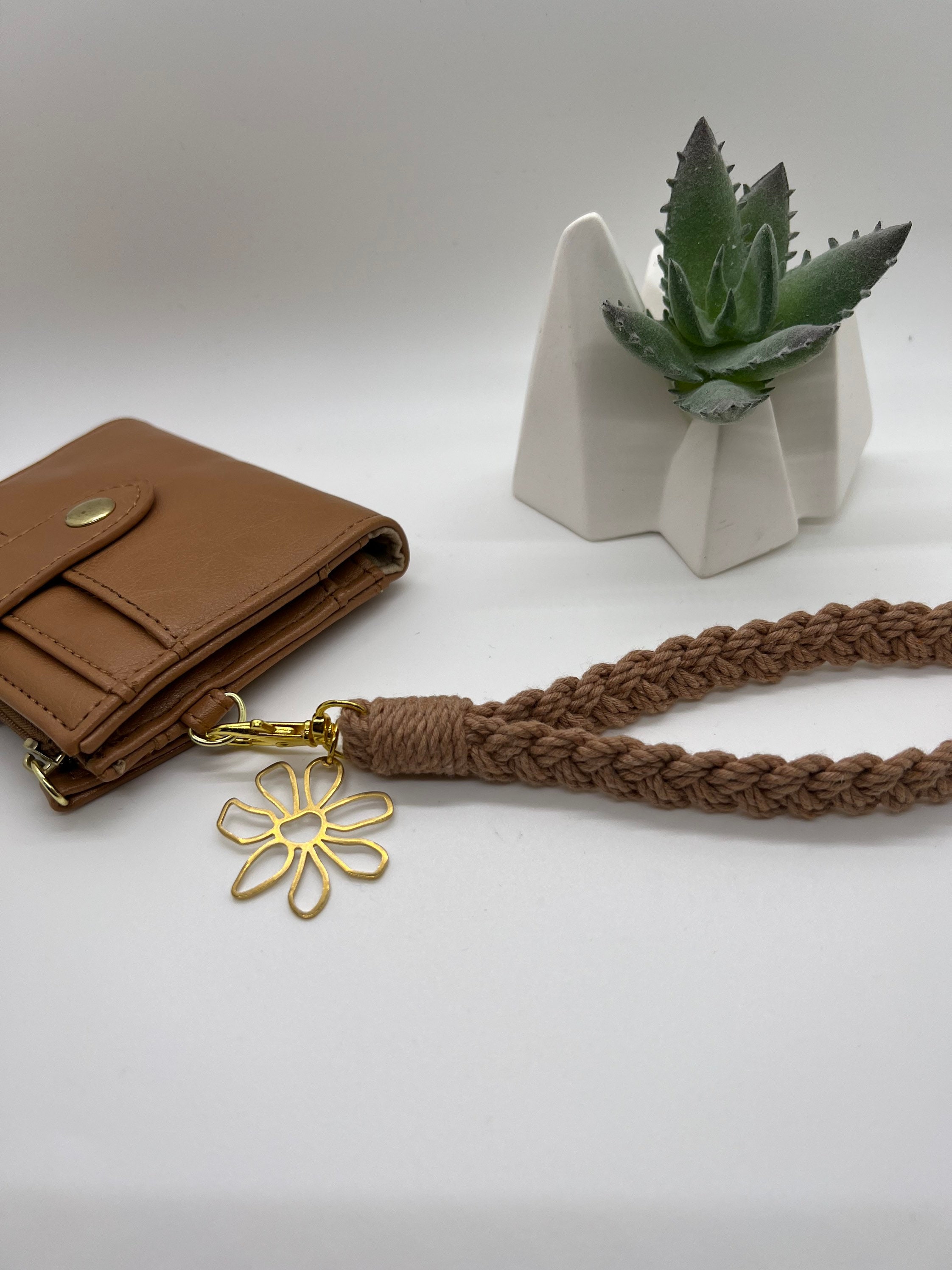 Macrame Wristlet Macrame Lanyard Macrame Keychain Macrame Wristlet Boho ...