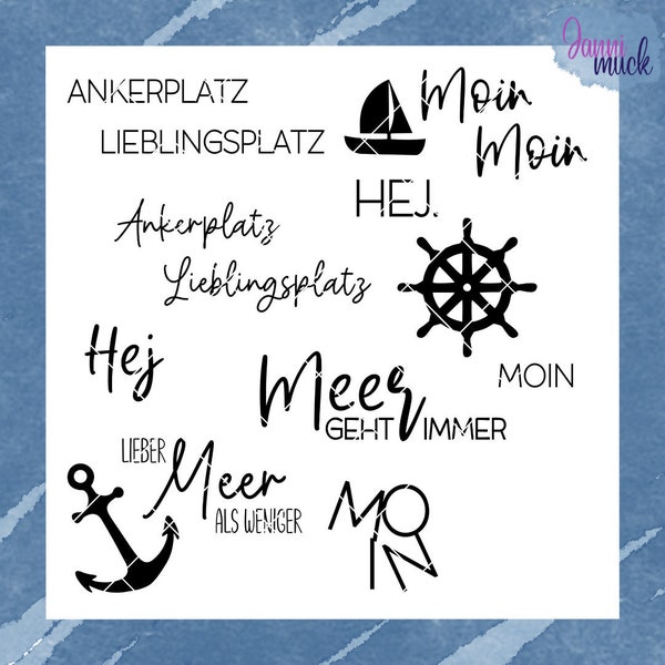Plotterdatei maritim - Etsy.de