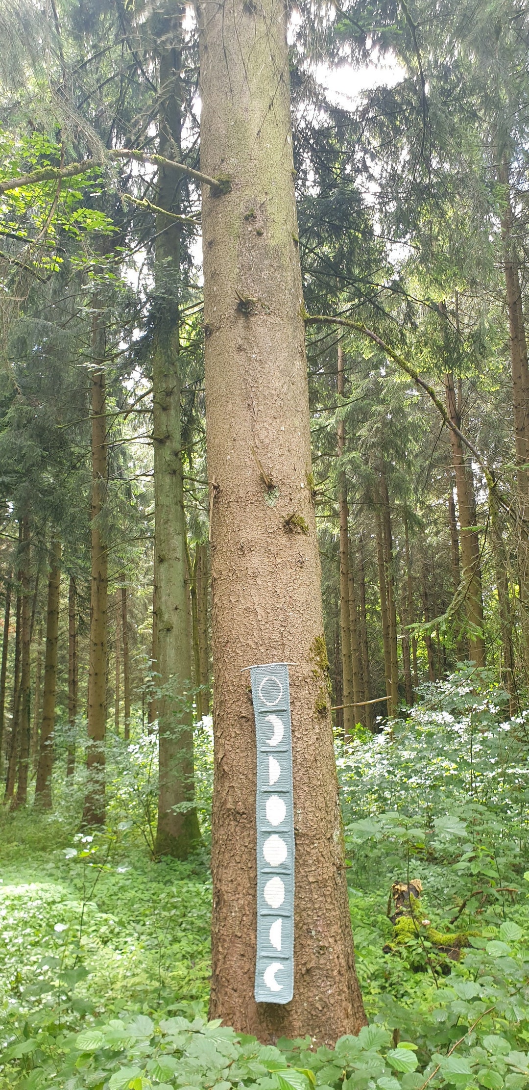 The Moon is Always Full Large Wall Hanging Crochet Pattern Witch Wiccan ...