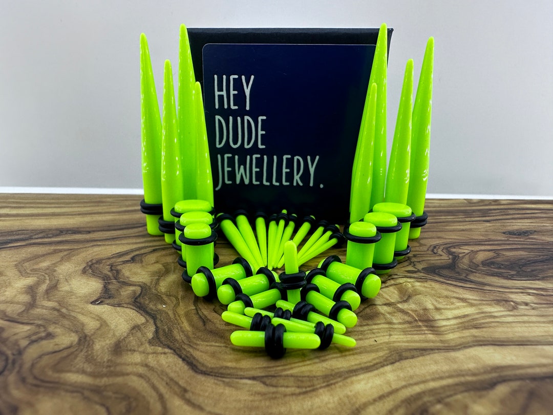 Ear Stretching Kit, Ear Piercing Kit, Yellow Kit, Septum Stretcher ...