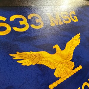 Custom Guidon and Photo Wood Plaque - 28"x15" - Etsy