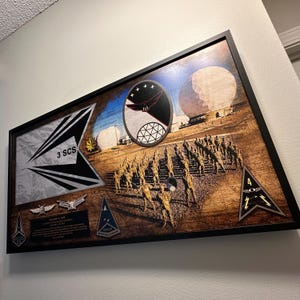 Custom Guidon and Photo Wood Plaque - 28"x15" - Etsy