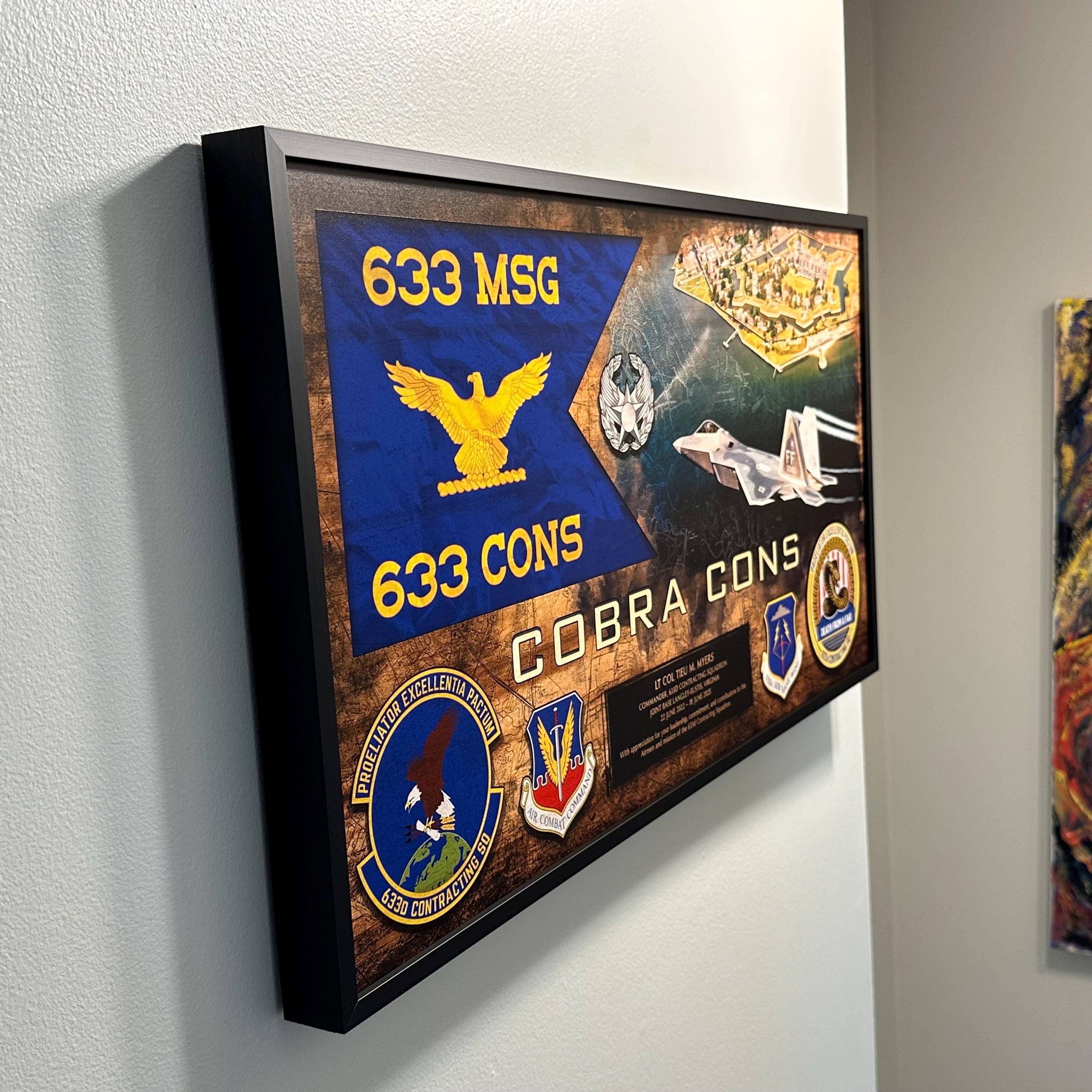 Custom Guidon and Photo Wood Plaque - 28"x15" - Etsy