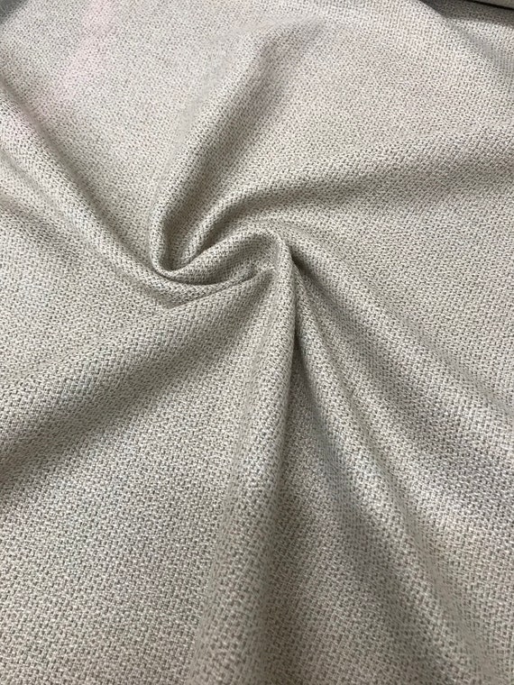 Beige Gray Upholstery Fabric Drapery Pillow Fabric Sold by | Etsy