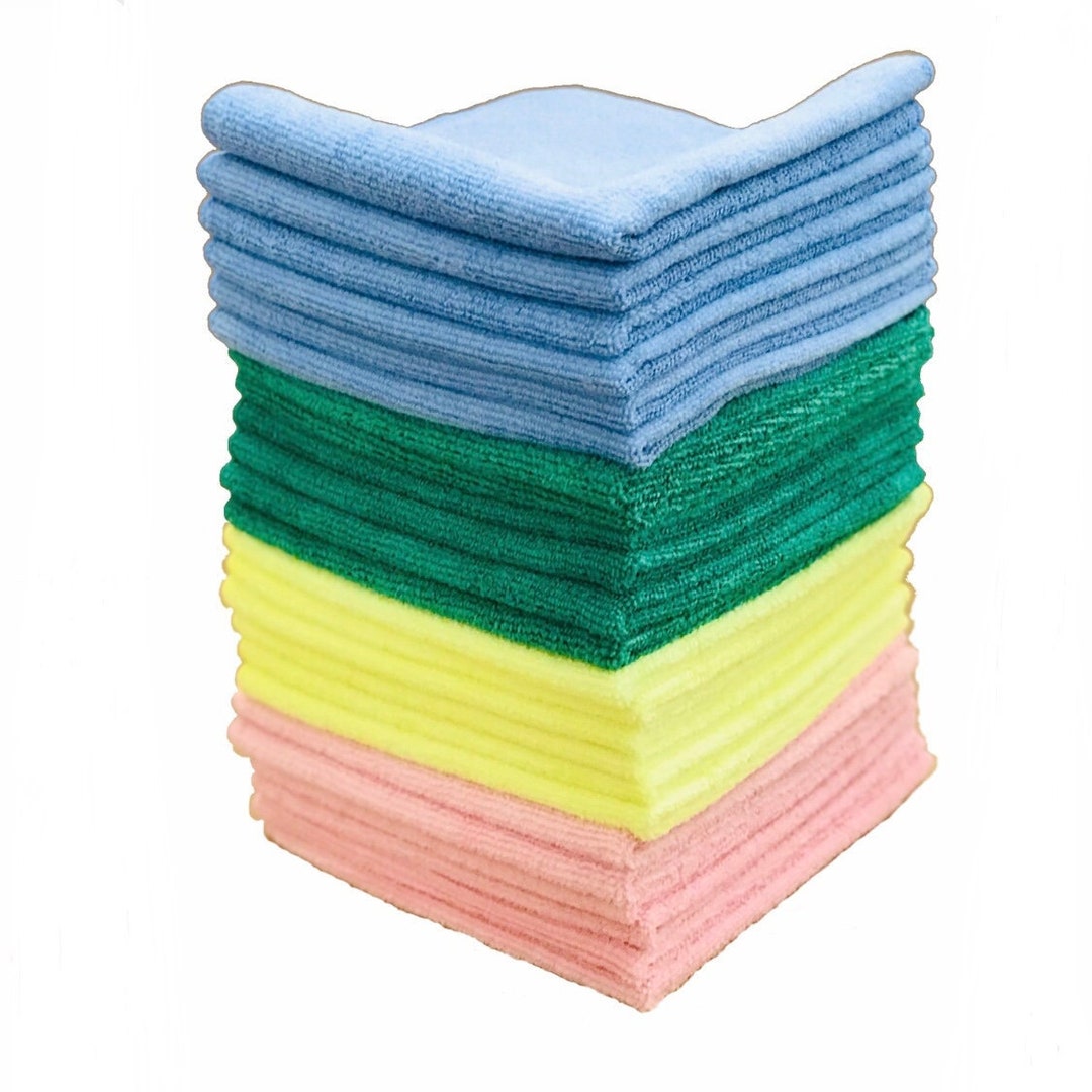 Absorbent Cloth 24 Pack Cleaning Towel Soft Microfiber - Etsy
