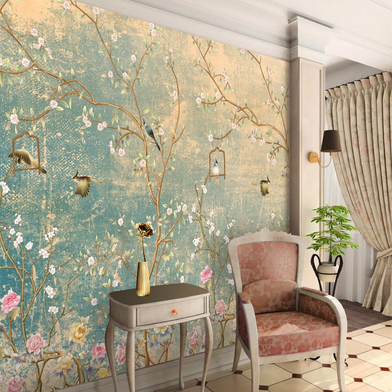 Chinoiserie Vinyl - Etsy