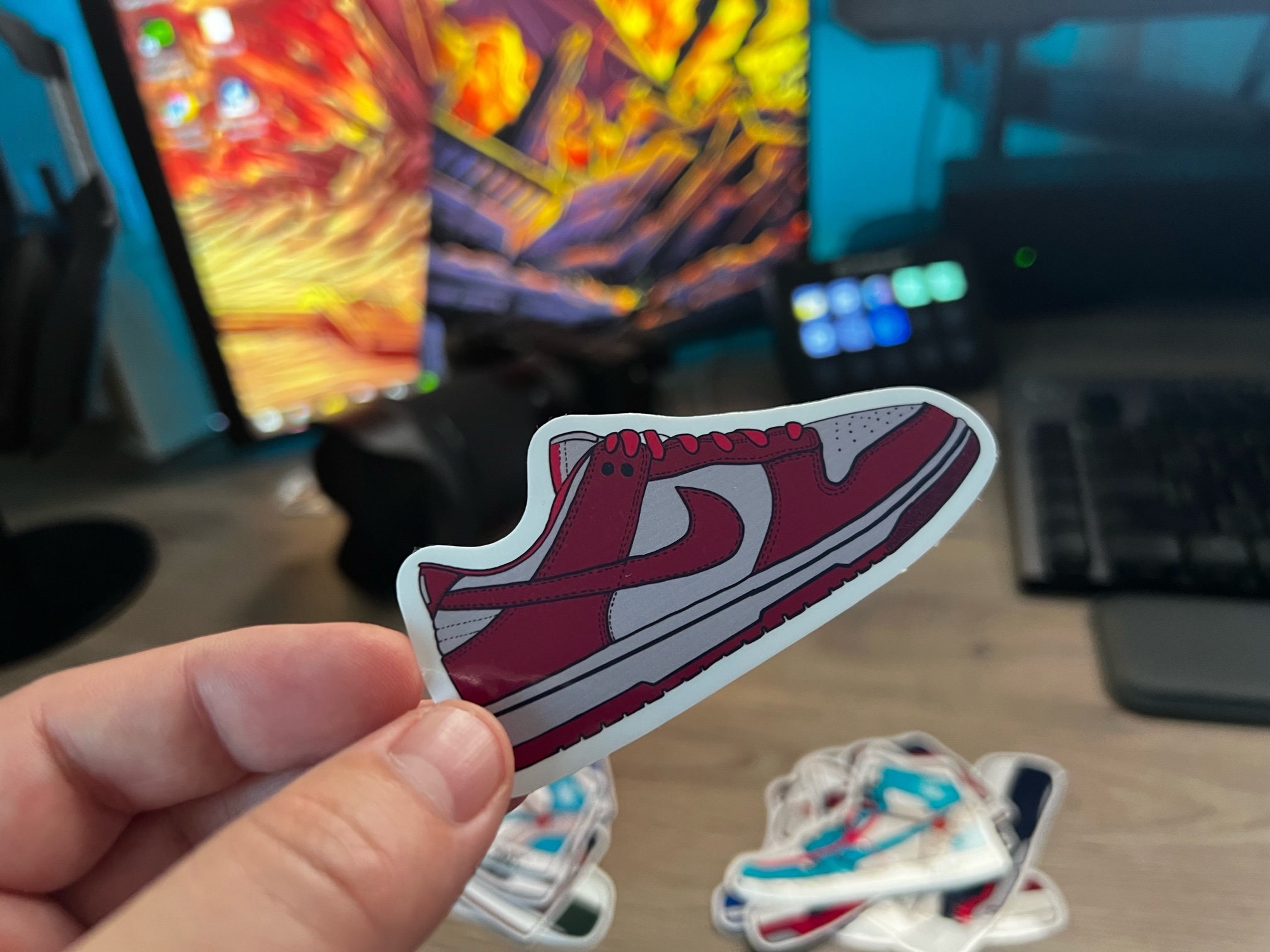 Low Tops Sneaker Stickers Waterproof Stickers / All Purpose Stickers ...