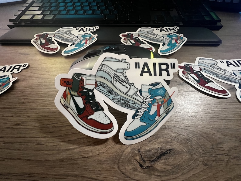 Sneaker Stickers Waterproof Stickers / Laptop Stickers / Water Bottle ...