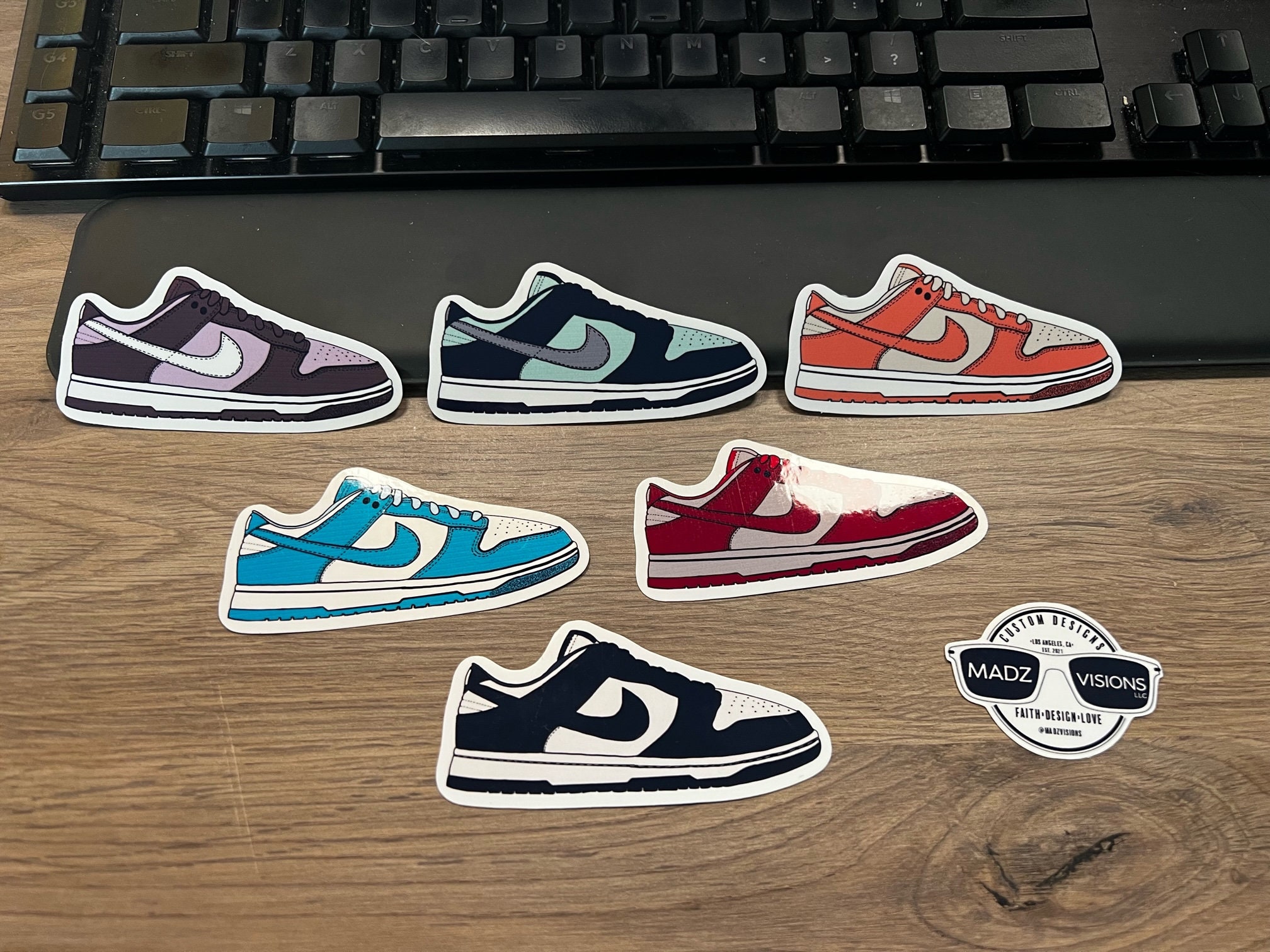 Low Tops Sneaker Stickers Waterproof Stickers / All Purpose Stickers ...
