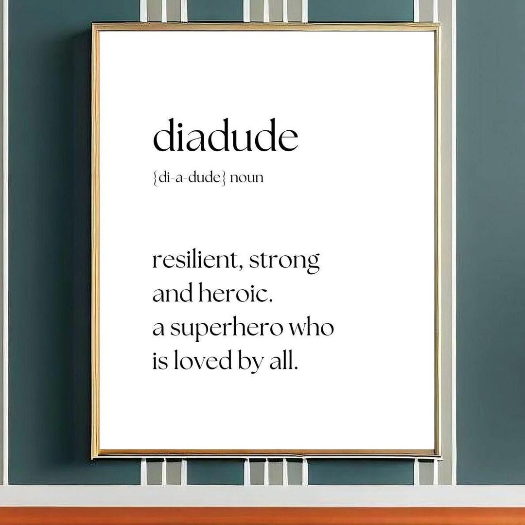 Diadude Digital Wall Art Type 1 Diabetes Type 2 Diabetes Diabetic ...
