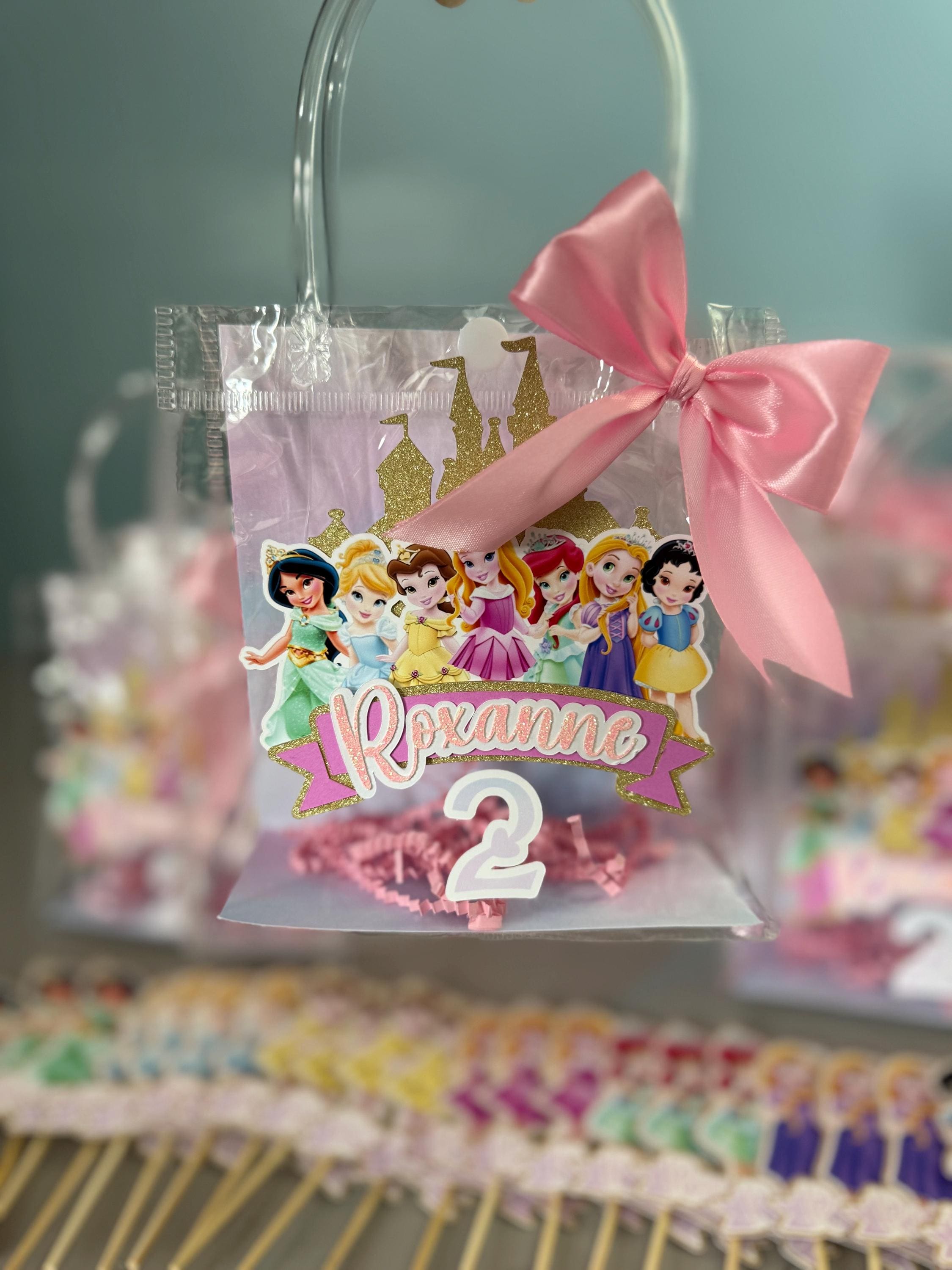 Princess Clear Treat Bags/ Clear Candy Bags/ Plastic Candy Bags - Etsy