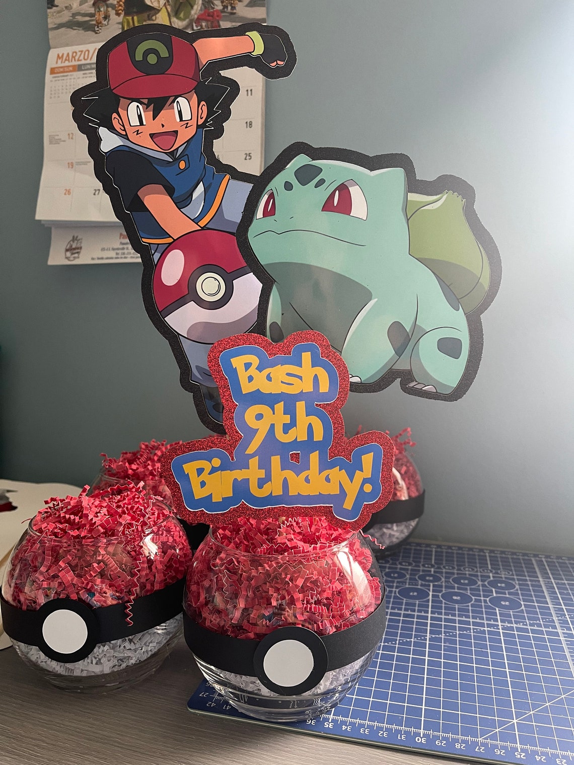 Pokémon Inspired Centerpieces/ Pikachu Centerpieces - Etsy