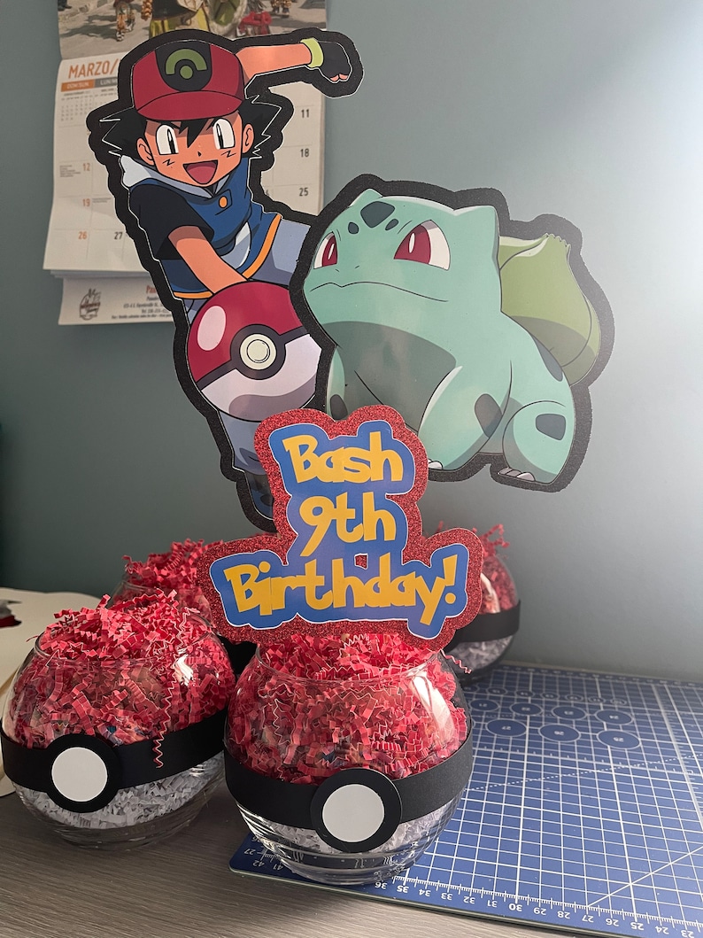 Pokémon Inspired Centerpieces/ Pikachu Centerpieces - Etsy