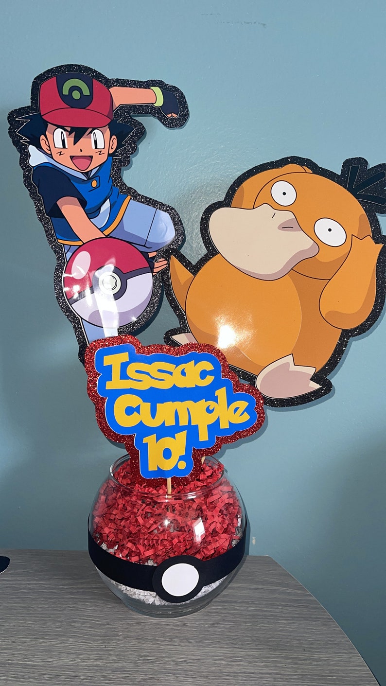 Pokémon Inspired Centerpieces/ Pikachu Centerpieces - Etsy