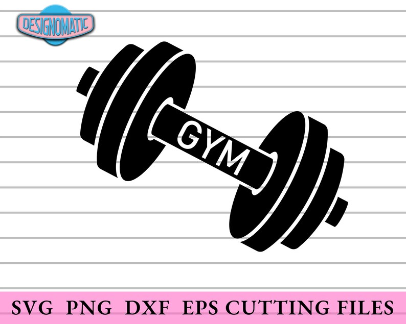 Gym Dumbbell SVG Workout Svg, Png File Gym Tshrit for Girl Bodybuilding ...