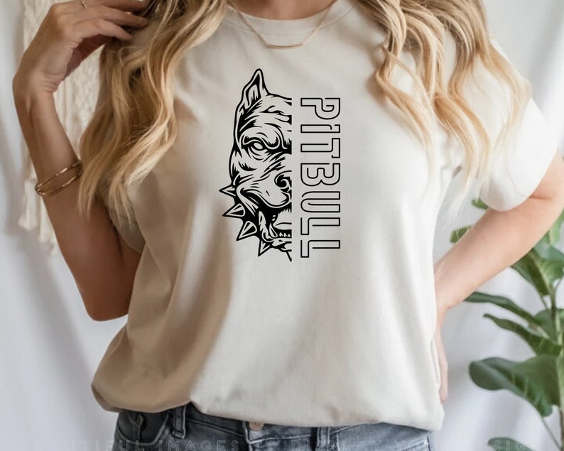 Pitbull SVG PNG DXF Clipart Angry Dog Svg Dog Face Svg for - Etsy