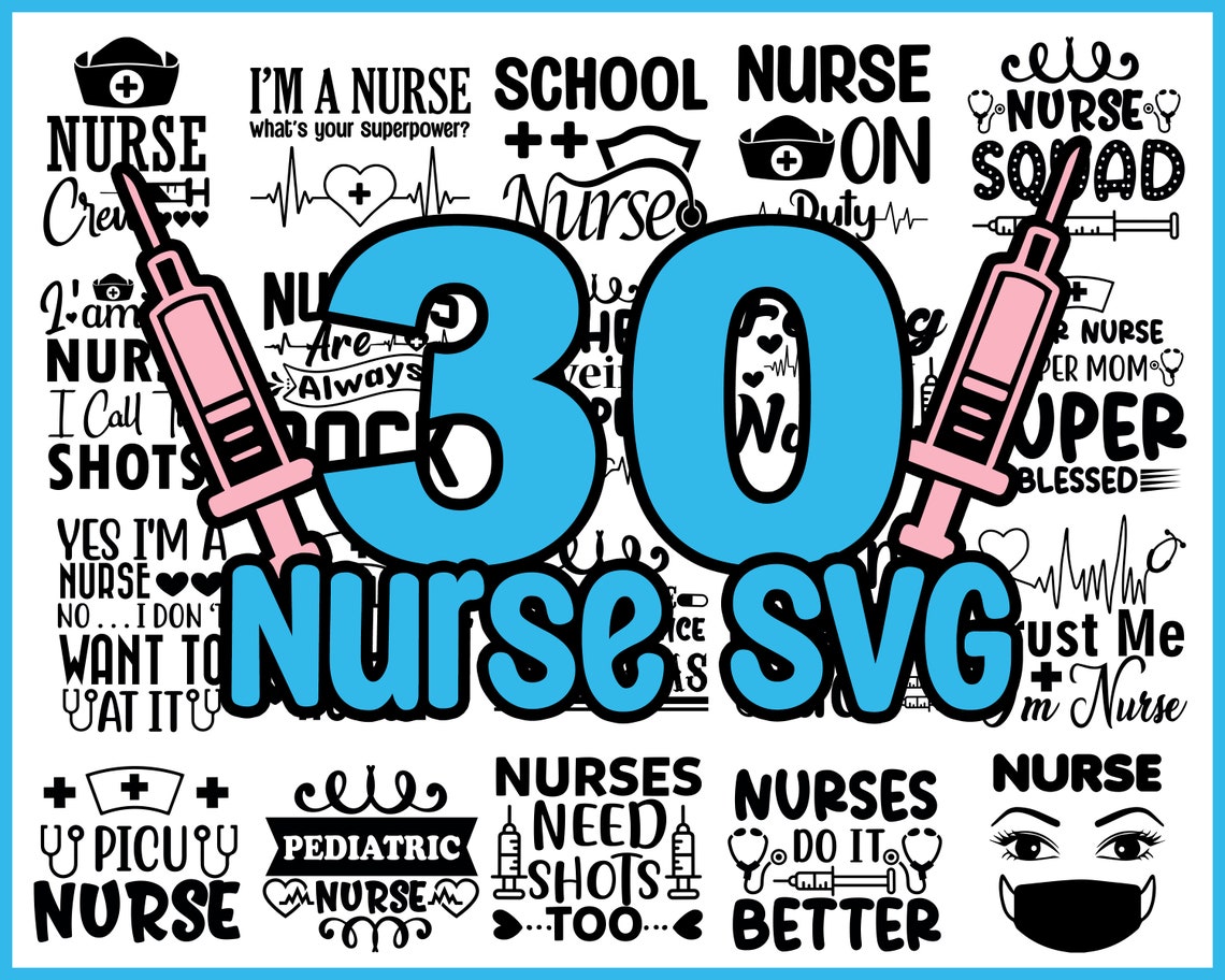 Nurse Quotes Svg Png Dxf Bundle Nurse Sayings Svg Medical Svg School ...