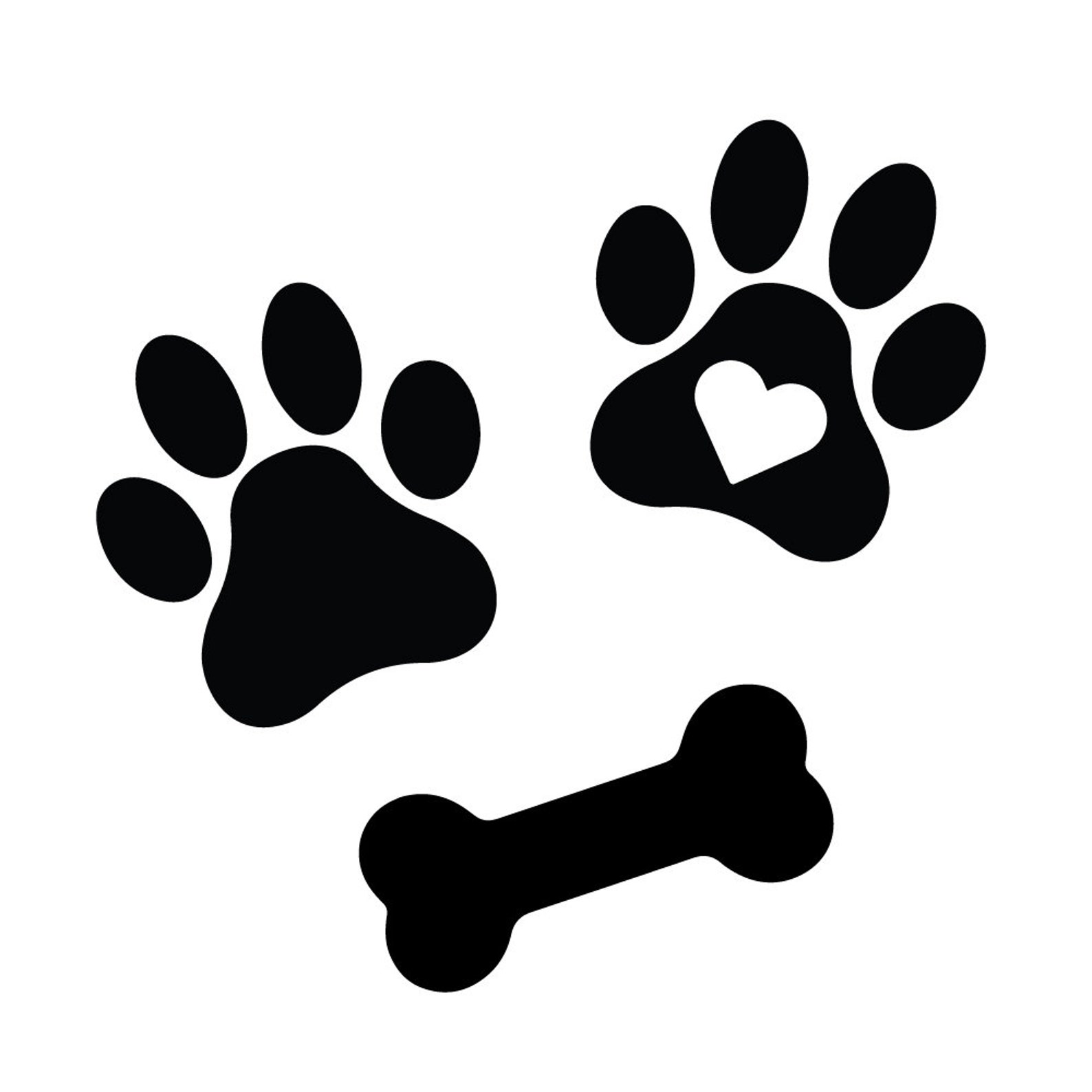 Hondenpoot svg poten print svg pootafdrukken svg hond met | Etsy Nederland
